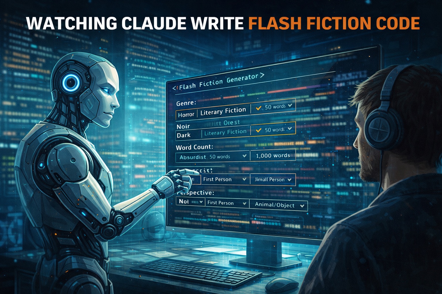 Flash Fiction Generator – The AI Grandad